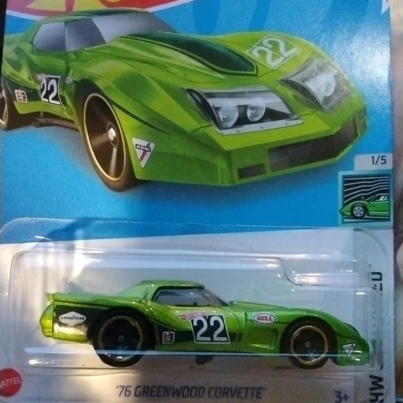 Mattel | Toys | 76 Greenwood Corvette Hot Wheels | Poshmark